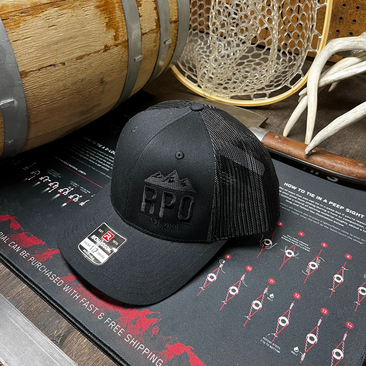 RPO Murdered Out Ball Cap – Red Patch Outdoors